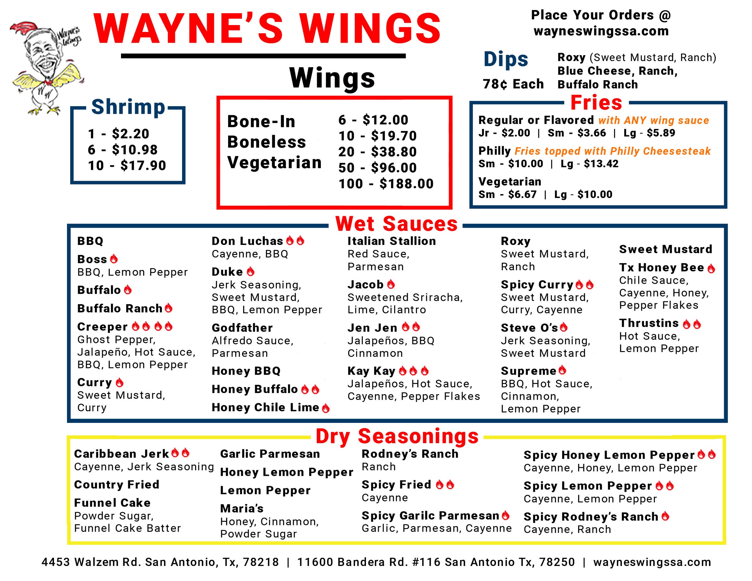 Order Online | Wayne's Wings